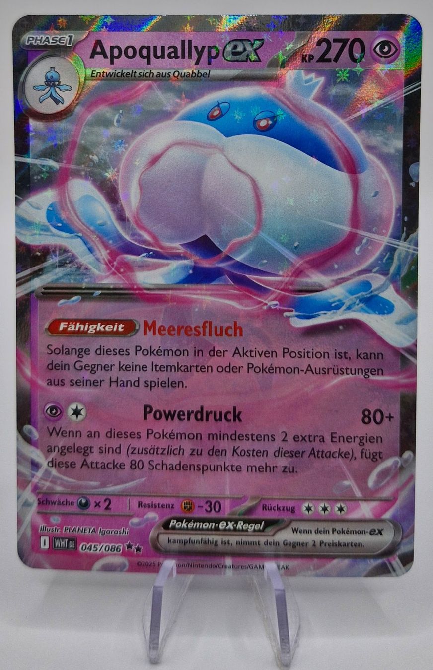 Apoquallyp EX / Jellicent EX / Weisse Flammen / WHT 045 (Neu (gemäss ...