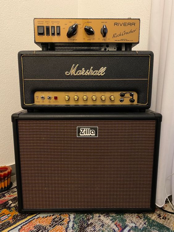 Marshall SV20 + Zilla 12in cab + Rivera Rockcrusher | Kaufen auf Ricardo