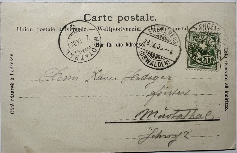 Alte AK wahlfahrtskappelle Maria Rickenbach 1906. (Gebraucht) in ...