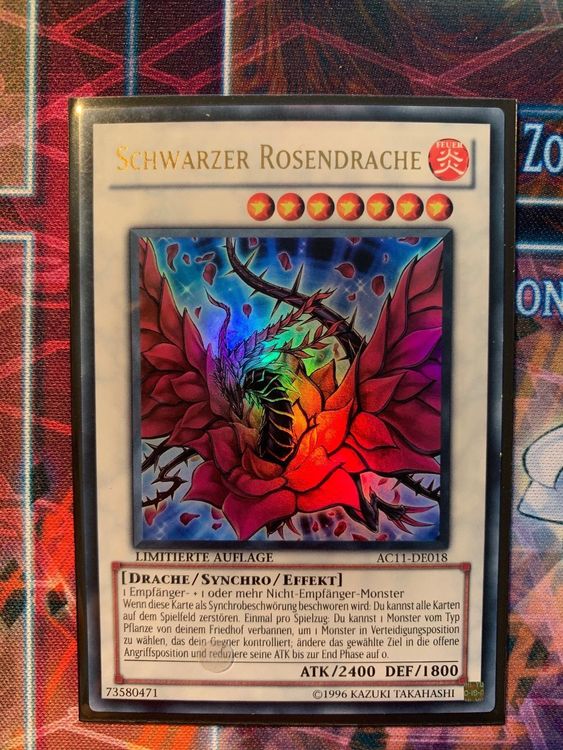 Yugioh Schwarzer Rosendrache Holo!! | Kaufen auf Ricardo