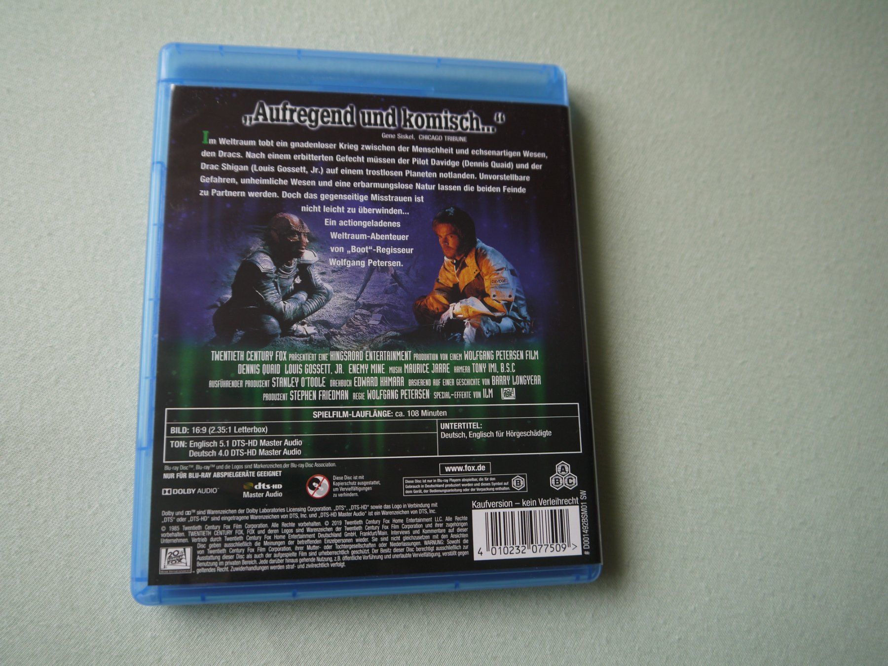 ENEMY MINE - GELIBTER FEIND(1985) SF Klassiker mit Dennis Qu (Gebraucht ...