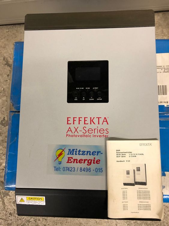 SWR Solarwechselrichter EFFEKTA AX-P 3kVA 24V (Defekt) in Roggwil TG ...