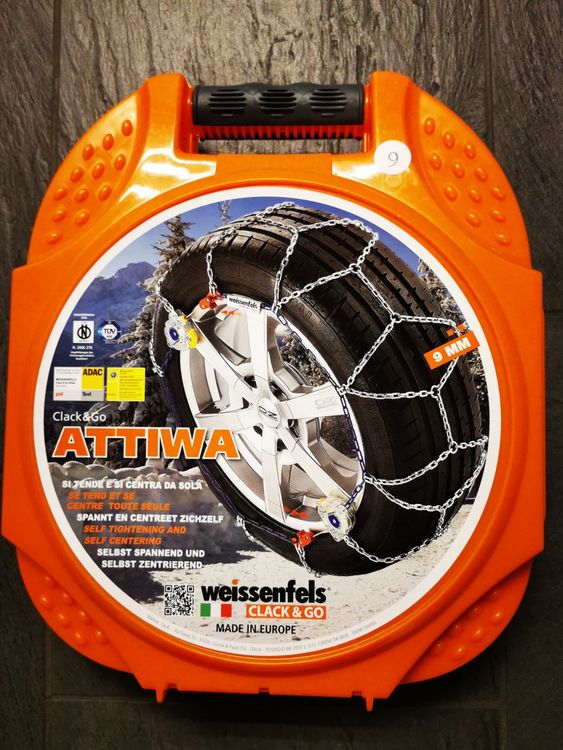 Schneeketten Weissenfels Attiwa clack & go 9 mm (Neu (gemäss Beschreibung)) in Baden für CHF 20 ...