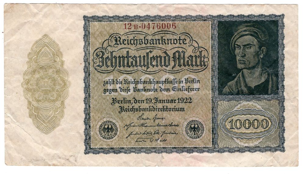 Banknote DEUTSCHLAND BERLIN 1922 (Gebraucht) in Baar für CHF 2 – mit ...