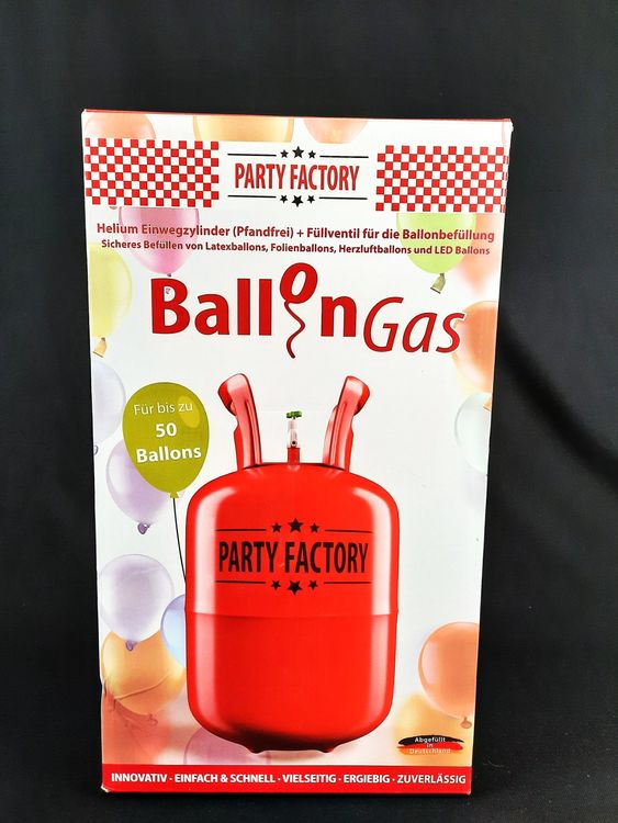 PARTY FACTORY Heliumflasche (Neu (gemäss Beschreibung)) in Beinwil am ...
