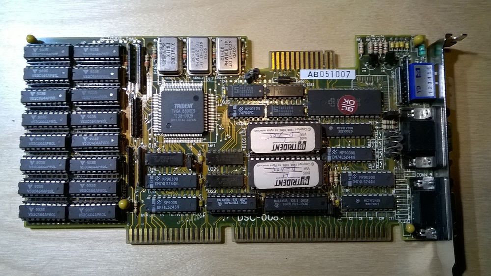 VGA ISA 16 bit Trident 8800 (Usato) a per CHF 51 – con consegna ...