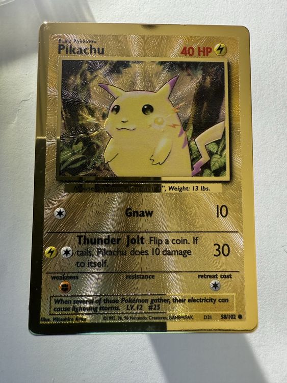 Pikachu #58 Promo MÉTAL Celebration | Kaufen auf Ricardo