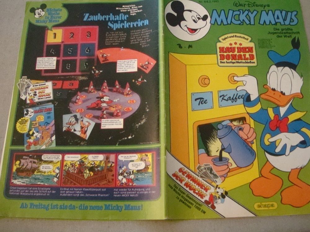 Micky Maus 1983 - Nr. 6 - mit Hau den Donald (Gebraucht) in Neuenegg ...