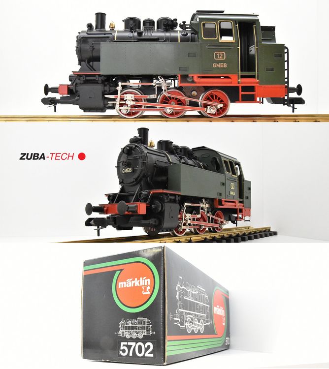 Märklin 5702 Dampflok BR 12 MEB Spur 1 3-Leiter WS mit OVP (Gebraucht ...
