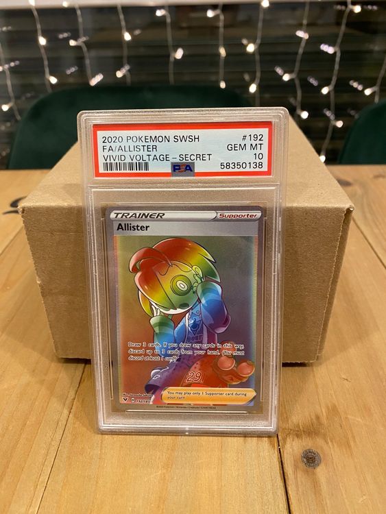 2020 POKEMON SWSH FA/ALLISTER VIVID VOLTAGE SECRET PSA 10 (Neu (gemäss ...