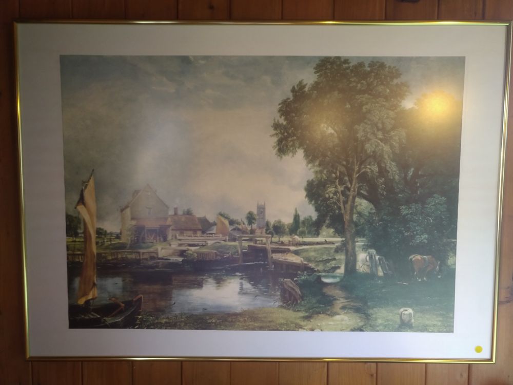 "Dedham Lock and Mill" by John Constable, 1820, 85x60cm (Gebraucht) in ...