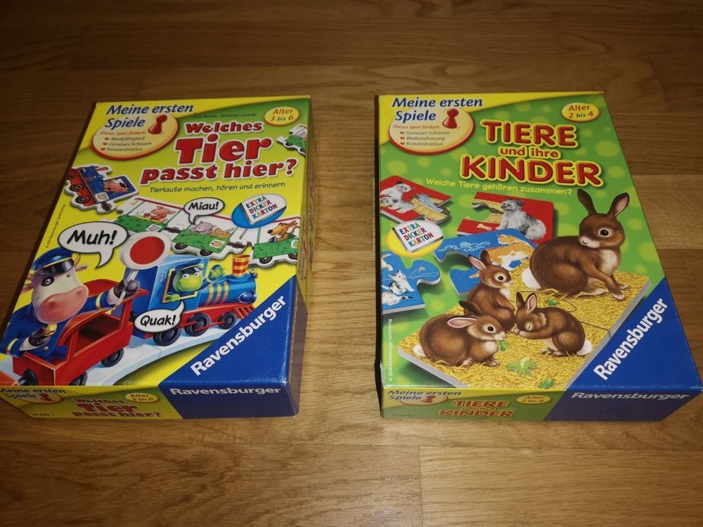 2x Ravensburger Spiele, 2 bis 6 Jahre (Neu (gemäss Beschreibung)) in ...