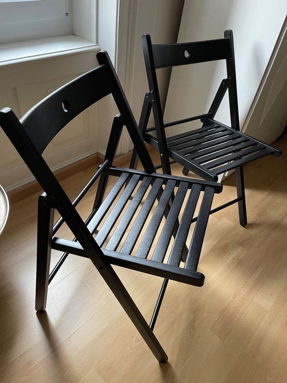 Stuhl Terje IKEA 2 Stück schwarz | Kaufen auf Ricardo