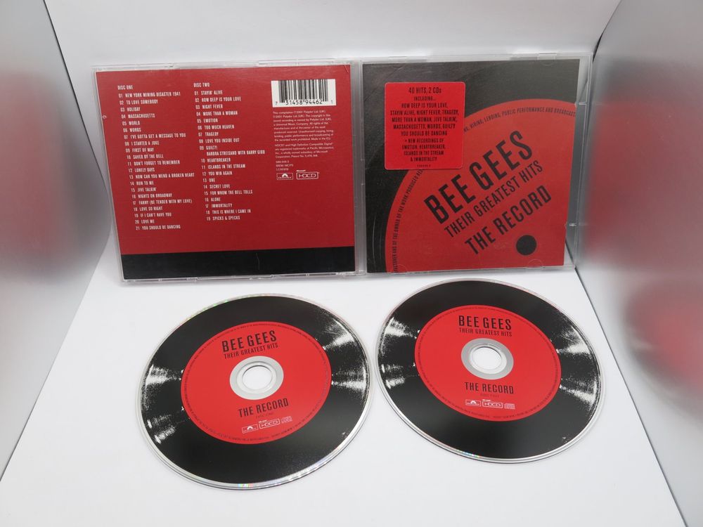 2 CD Set: Bee Gees – Their Greatest Hits: The Record (Gebraucht) in ...