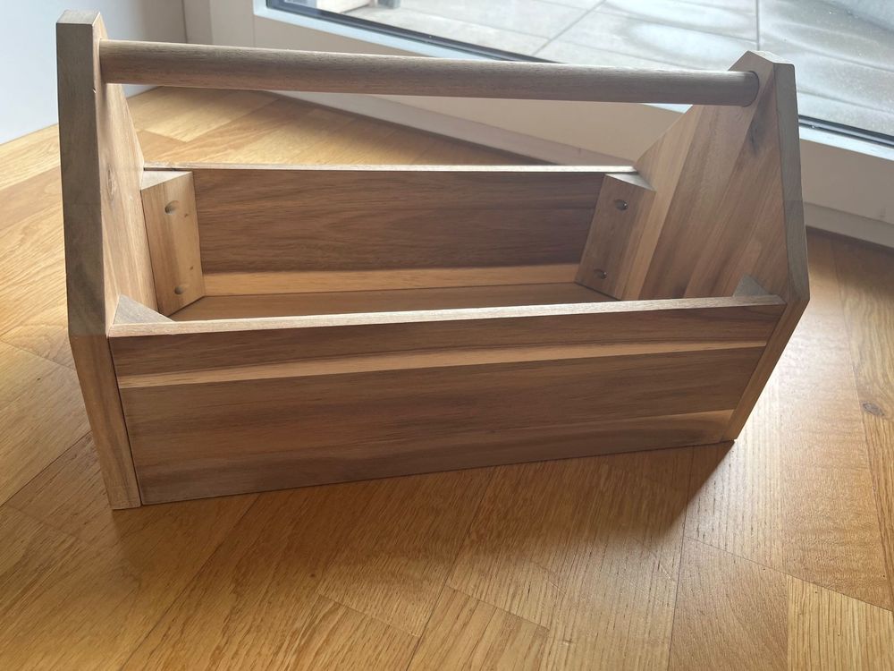 IKEA SKOGSTA Kasten Werkzeugkiste Flaschenträger Box (Gebraucht) in ...