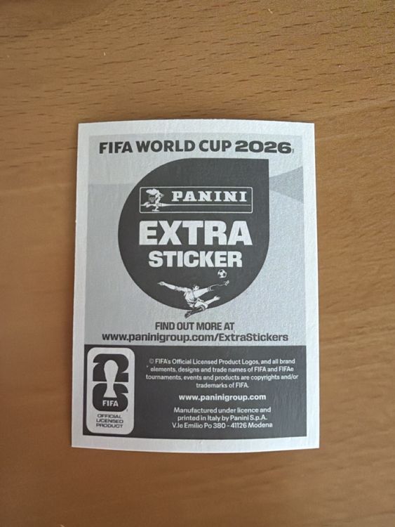 Figurina Panini Extra Sticker FIFA WC 2026: Salah! (Nuovo (secondo la ...