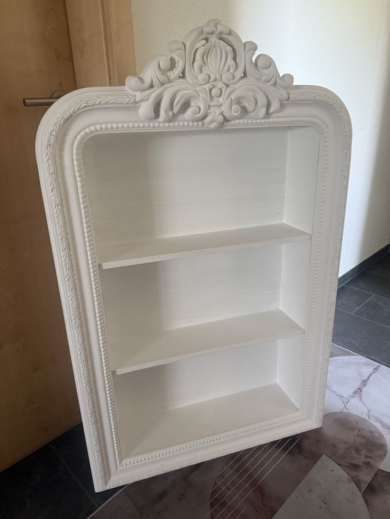 Elegantes Wandregal im Shabby Chic Stil, Weiss, Vintage Look (Gebraucht ...