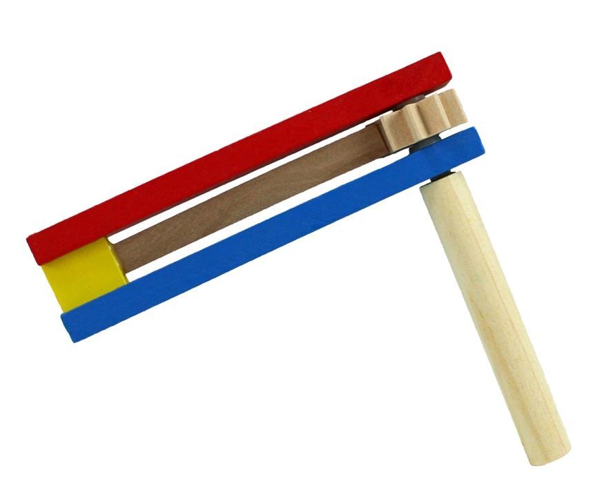 Holzratsche bunt ca 13 cm (Neu und originalverpackt) in Aesch BL für ...