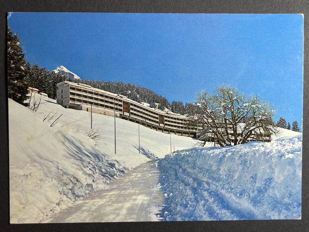 Leysin, Hotel Königin Fabiola im Winter | Kaufen auf Ricardo