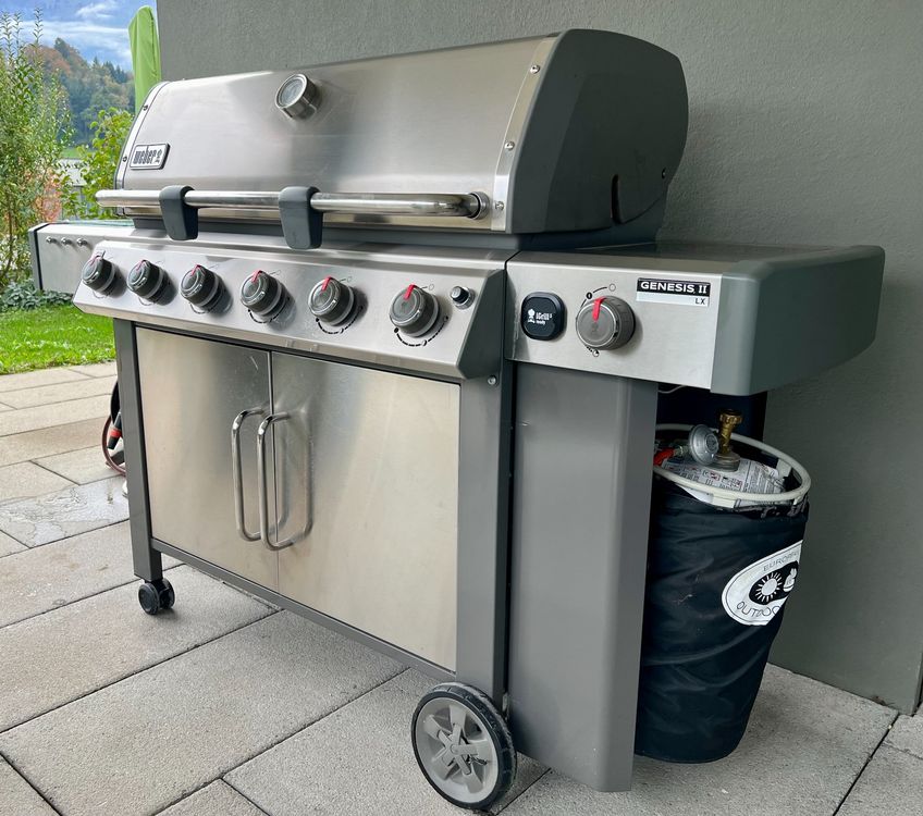 Gasgrill - Weber Genesis II LX mit sechs Brenner u. Kochfeld (Gebraucht ...