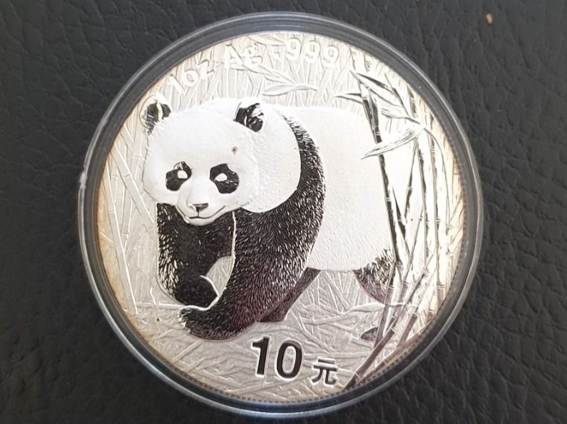 1 Oz. China Panda 2002, stgl.Silber | Kaufen auf Ricardo