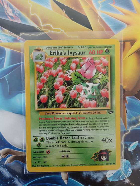 Erika's Ivysaur - Vintage Pokémon TCG Karte (Gebraucht) in Altstätten ...