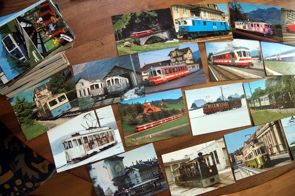 200 Verschiedene Eisenbahn-Karten Schweiz - Grossformat (Gebraucht) in Schönenwerd für CHF 80 ...