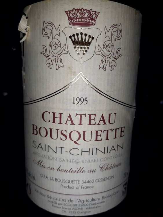 chateau bousquette saint chinian 1995 (Neu (gemäss Beschreibung)) in Le ...