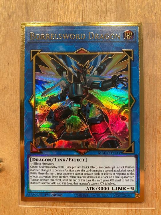 Yugioh Borrelsword Dragon 1.Edition | Kaufen auf Ricardo