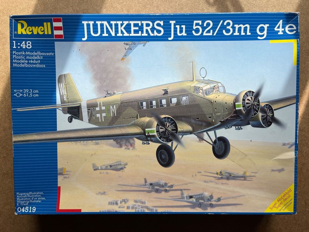 Revell Junkers Ju 52/3m g 4e 1:48 | Kaufen auf Ricardo