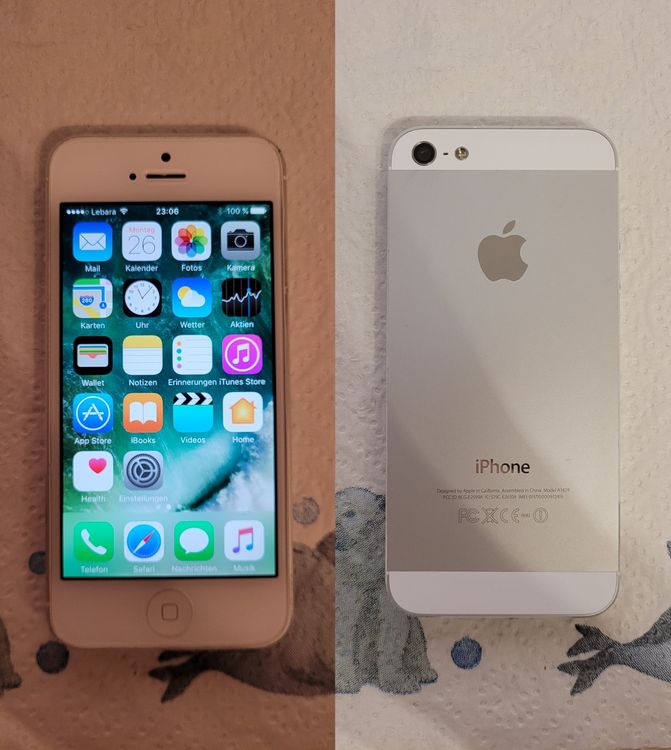 Apple Iphone 5 / A1429 / 16 GB / Weiss / iOS 10.3.4 / #72 (Gebraucht) in Adlikon b.Regensdf für ...
