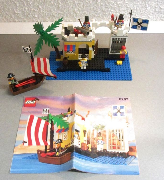 Lego 6267 Piraten Lagoon Lock-Up mit Aufbauplan | Kaufen auf Ricardo
