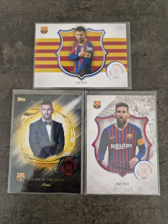 Topps FC Barcelona 125 years anniversary Lionel Messi Set (Neu (gemäss ...