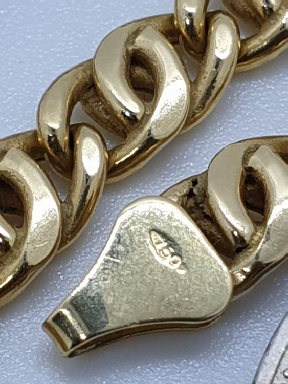 SALE 750er Gold Panzerkette - 50cm- MASSIV (Gebraucht) in für CHF 1300 ...