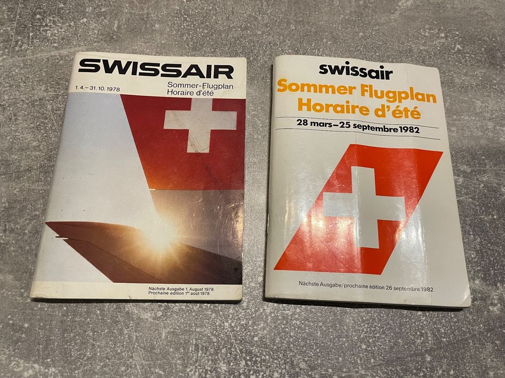 Swissair Timetable / Swissair Flugplan (Gebraucht) in Genève für CHF 3 ...