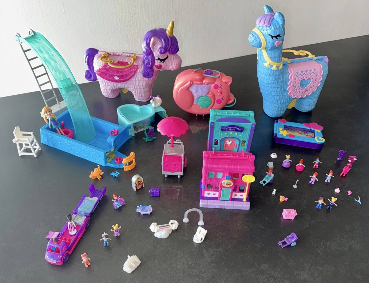 Polly Pocket Konvolut, viel Zubehör,Top Zustand, Vintage! (Neu (gemäss ...