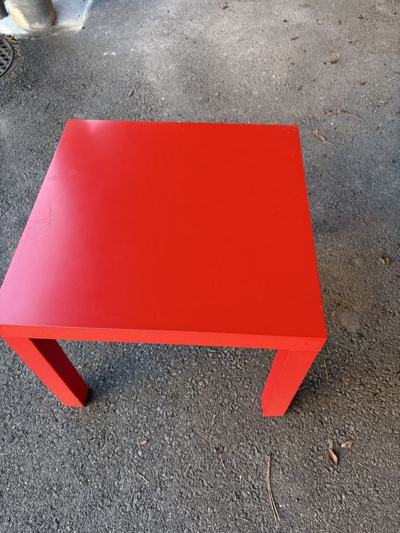 Table basse rouge vif moderne | Kaufen auf Ricardo