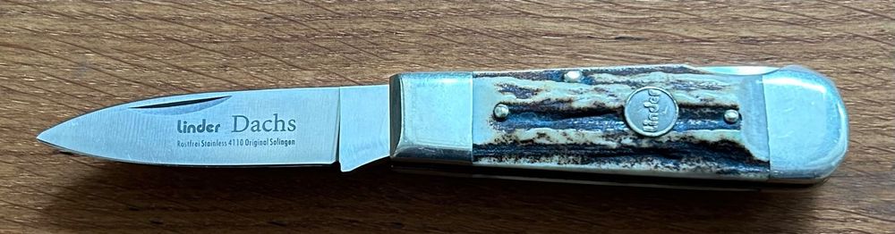 Jagdtaschenmesser | Linder Dachs | 5-cm-Klinge (Neu (gemäss ...