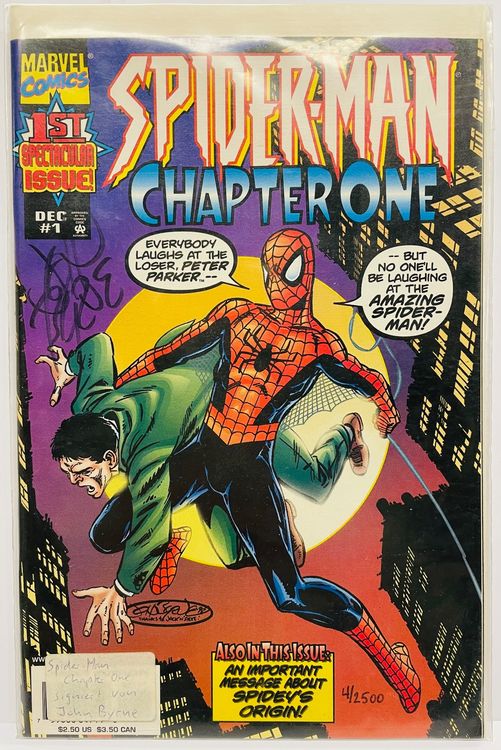 1998 - Marvel Comics - Spider-Man Chapter One - Certificate (Neu und ...