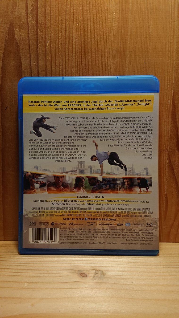 TRACERS Blu-Ray mit Taylor Lautner (Gebraucht) in Wilderswil für CHF 2. ...