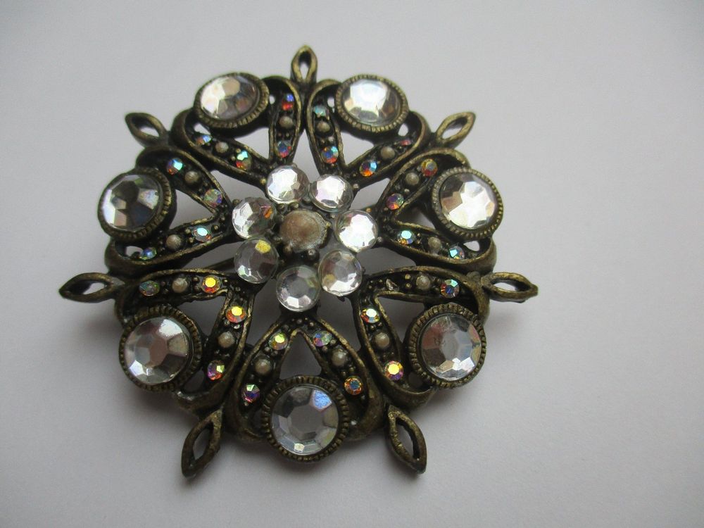Antike Brosche Strass | Kaufen auf Ricardo