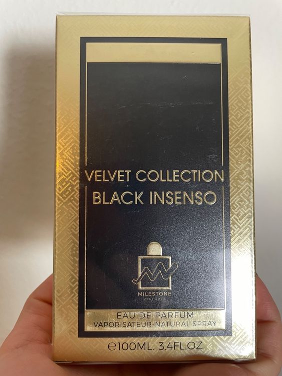 MILESTONE VELVET COLLECTION BLACK INSENSO EDP100MLD&G Dupe (Neu und ...