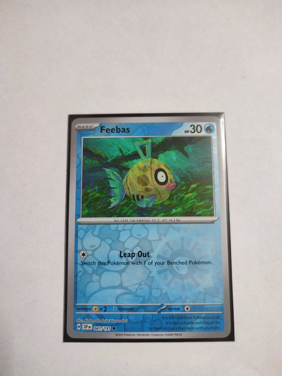 Pokémon Feebas reverse 041/191 surging sparks (Neu (gemäss Beschreibung)) in Romoos für CHF 0.8 ...