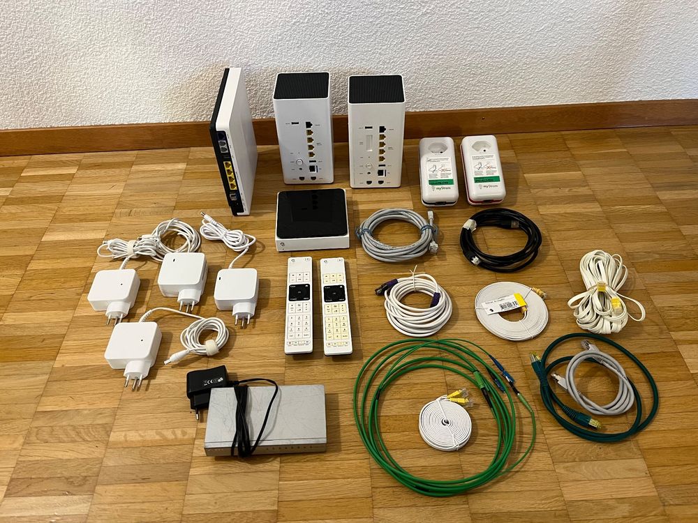 Swisscom Router, Kabel, Ethernet, TV Box (Gebraucht) in bern für CHF 20 ...