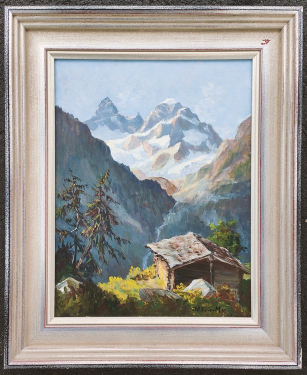 Jos. G. Muller «Ansicht Jungfrau?» Original Gemälde signiert | Kaufen auf Ricardo