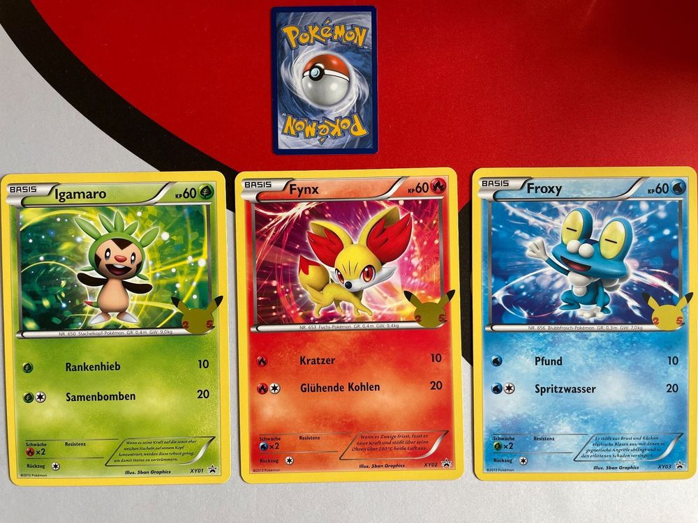 3x XXL Starter Pokemon Karte | Kaufen auf Ricardo