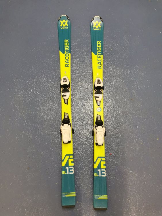Kinderski Völkl Racetiger SL13 140 cm mit Bindung Marker 4.5 (Gebraucht ...
