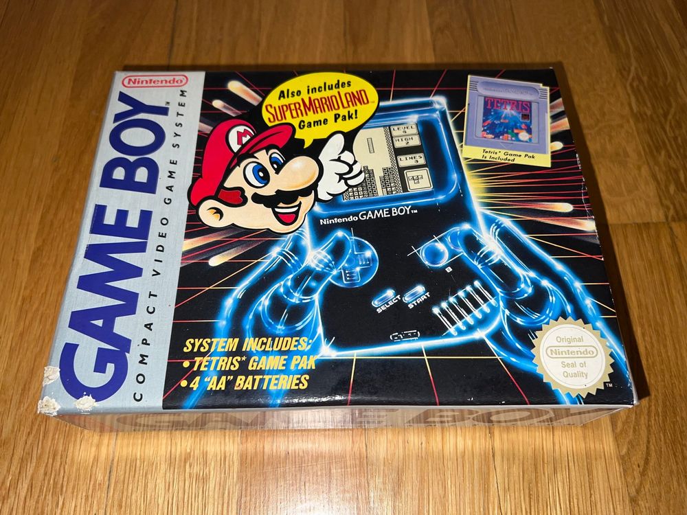 Game Boy Classic Konsole Tetris Pak + SML (OVP) - selten (Gebraucht) in ...