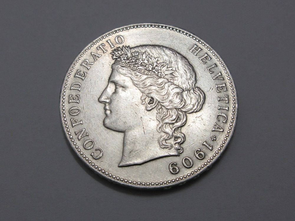 5 Franken Frauenkopf 1909 B (RAR) (Gebraucht) in Zürich für CHF 253 – mit Lieferung auf Ricardo ...