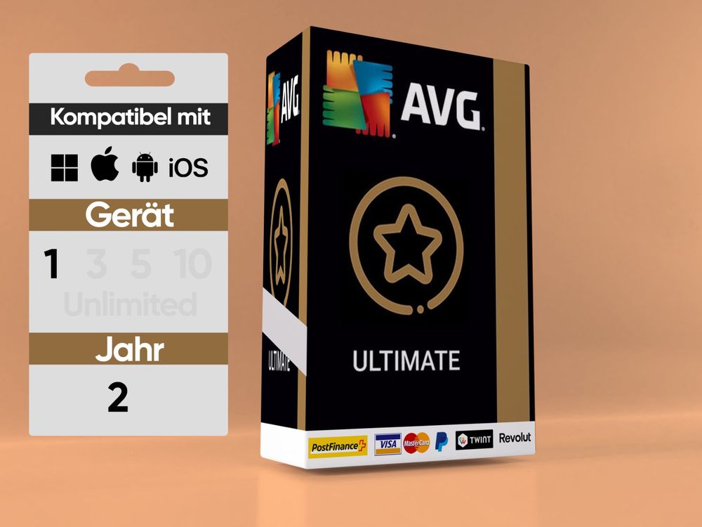 AVG Ultimate Security - 1PC- 2 Jahr - (Gebraucht) in Langenthal für CHF ...